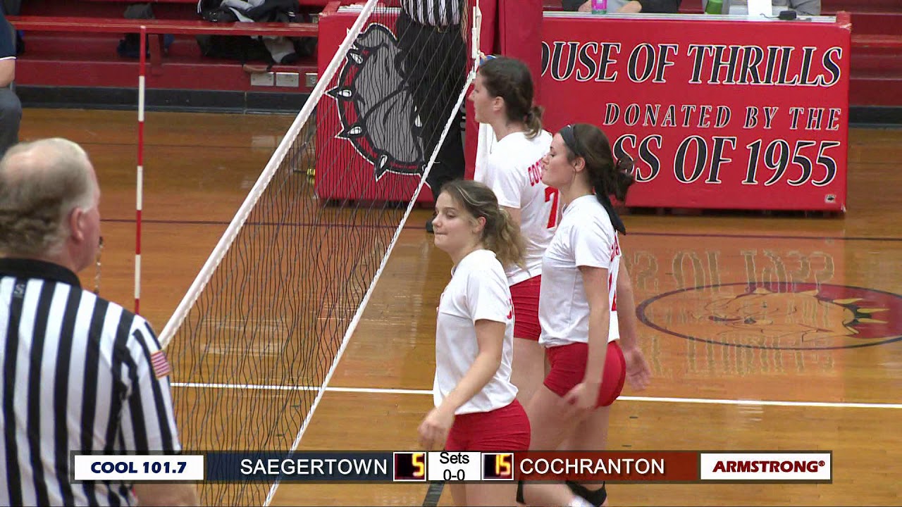 Saegertown vs Cochranton-Girls High School Volleyball - YouTube