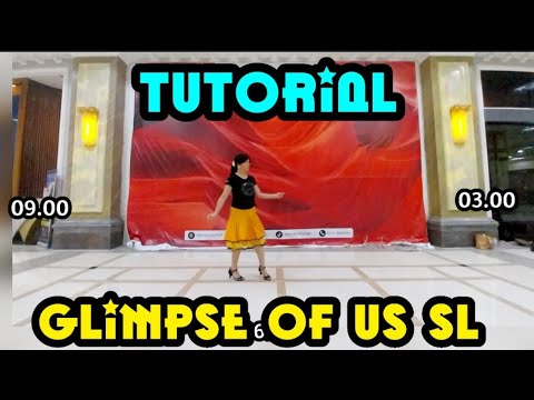 GLIMPSE OF US SL // TUTORIAL Line Dance Choreo by Silvi Laurent (INA) May 2024 - YouTube