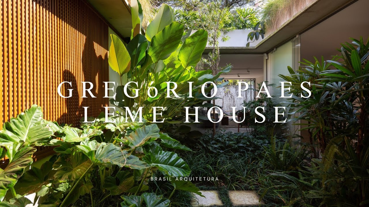 One-story House Design With An Indoor Garden To Enjoys The Landscape ...