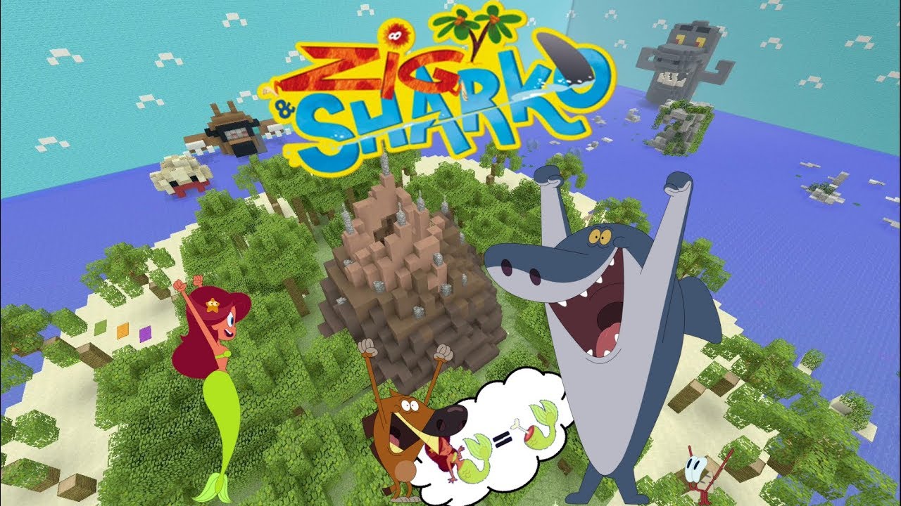 CACHE CACHE MINECRAFT - MAP ZIG ET SHARKO !!! EPISODE 9 PS4/XBOXONE - YouTube