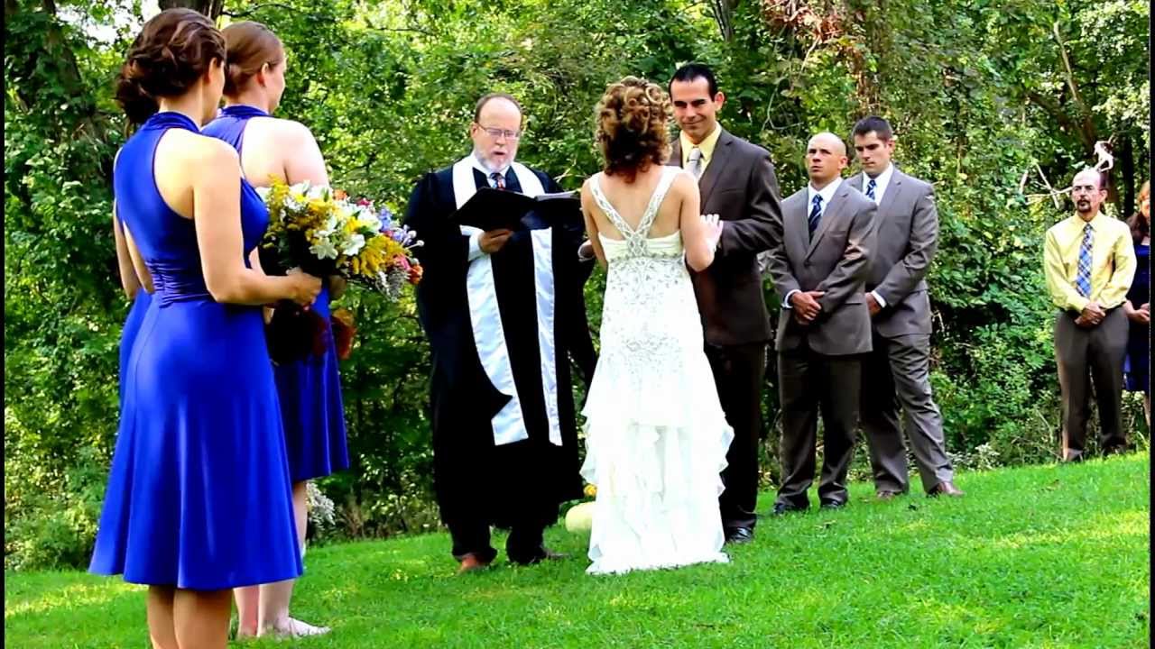 The Marriage Ceremony of Robby Marvin & Hilary Copeland Marvin - YouTube