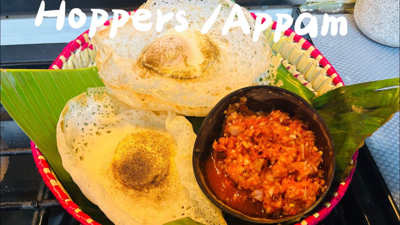 Hoppers | Quick and Easy hoppers recipe | Egg hoppers | Appam - YouTube