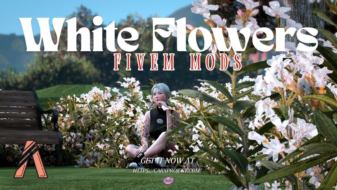 WHITE FLOWERS MODS FIVEM - YouTube