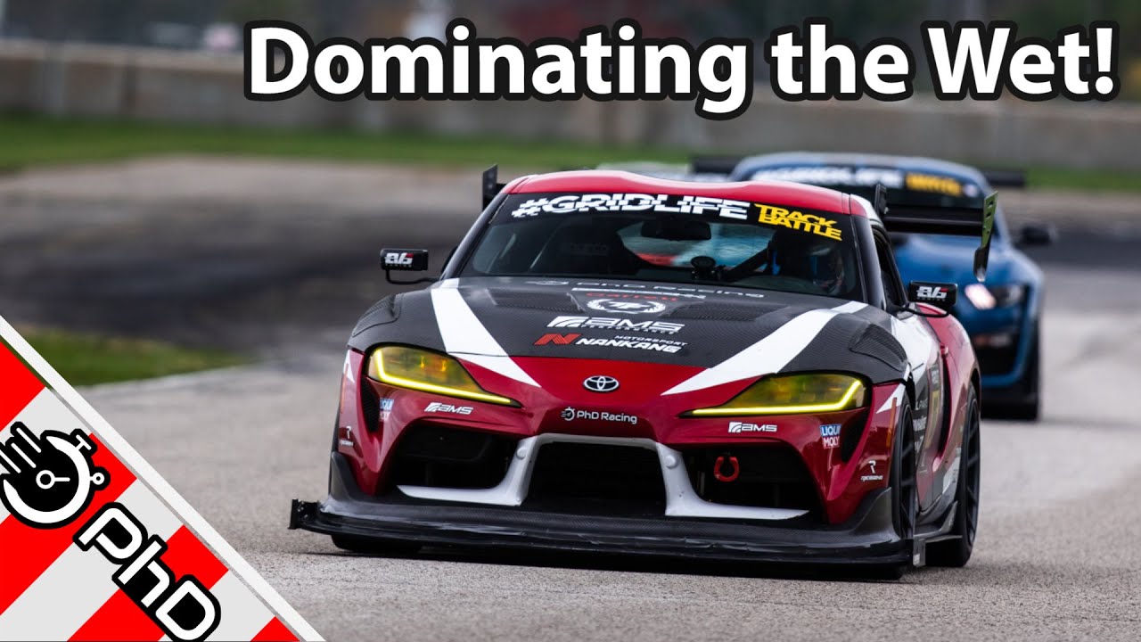 Damp Track Domination! Time Attack Toyota Supra A90 Gridlife Road ...