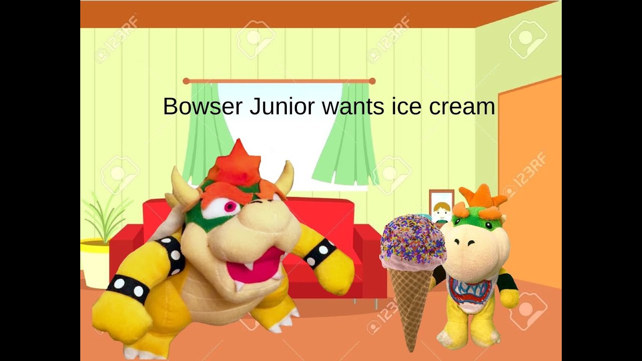 Bowser Junior wants ice cream - YouTube