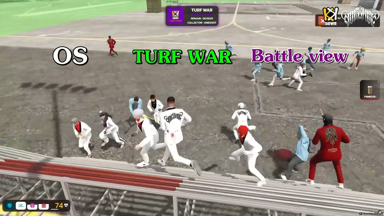 OS TURF WAR Battle view - YouTube