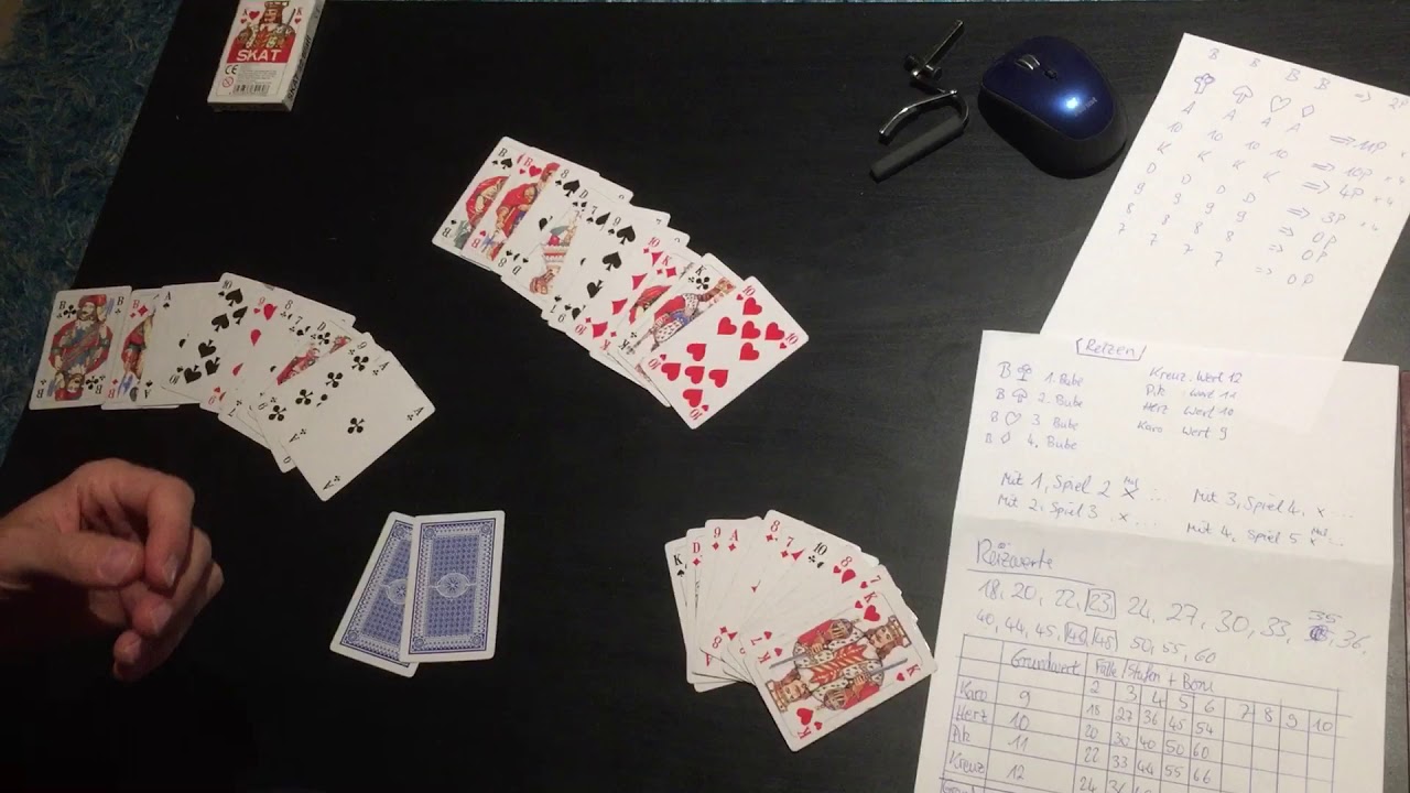 Skat-Tutorial 7/8: Reizen und Spielbeginn - YouTube