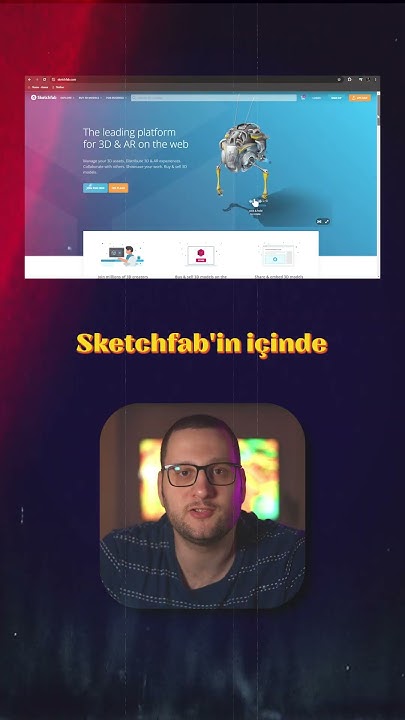 3D modellemeler için mükemmel bir site ️ Sketchfab.com - YouTube