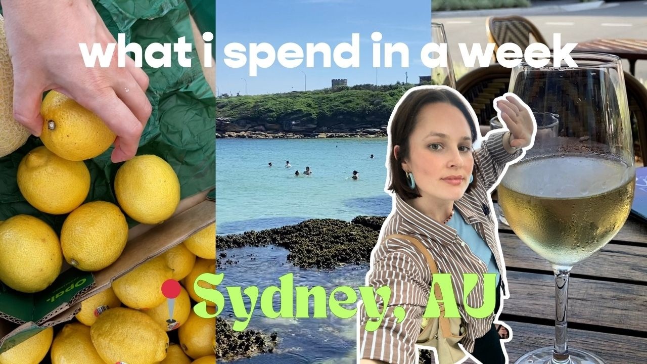 what I spend in a week as a yuppie in Sydney, Australia - YouTube