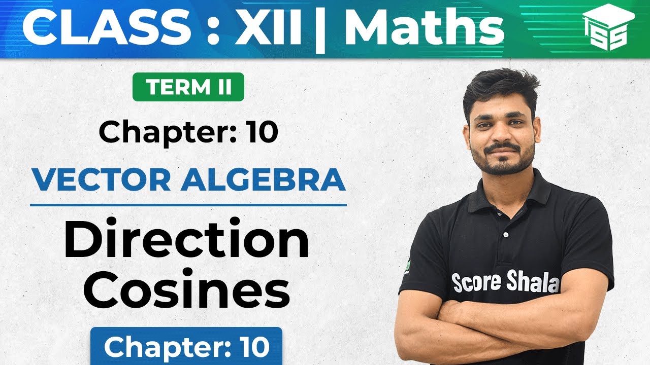 Class 12 Maths | Direction Cosines of a Vector in 3D Plane | Ch 10 ...