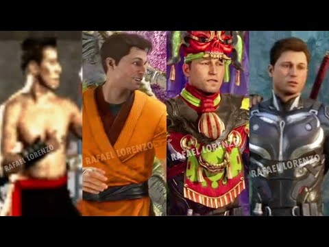 MORTAL KOMBAT JOHNNY CAGE Evolution Skins Costumes MK1 - MK1 Mortal ...
