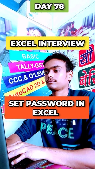 How To Set Password On Excel Sheet In Excel Excelinterview Excel365 Computer Shorts Tricks