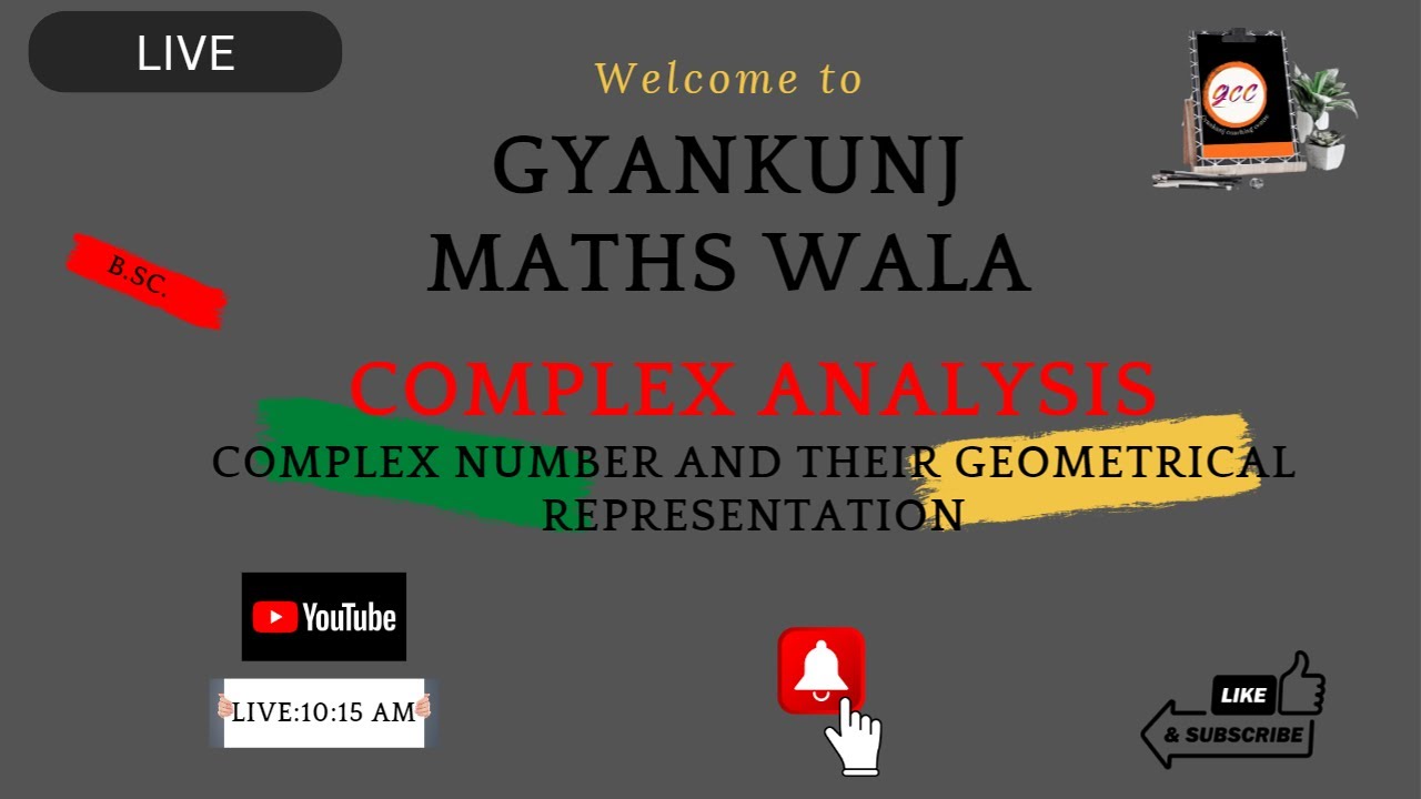 (Lect-11) Complex analysis /Geometrical Representations of Complex ...