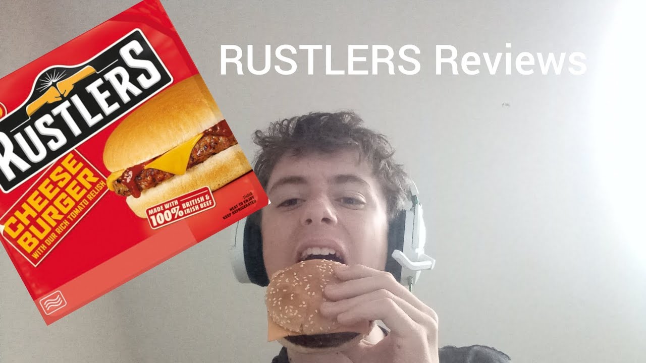 RUSTLERS BURGER (cheese) review - YouTube