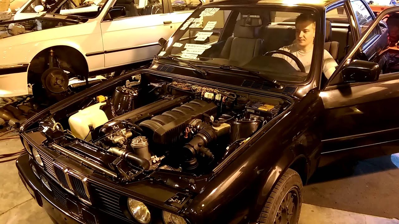 E30 M50tu first start - YouTube