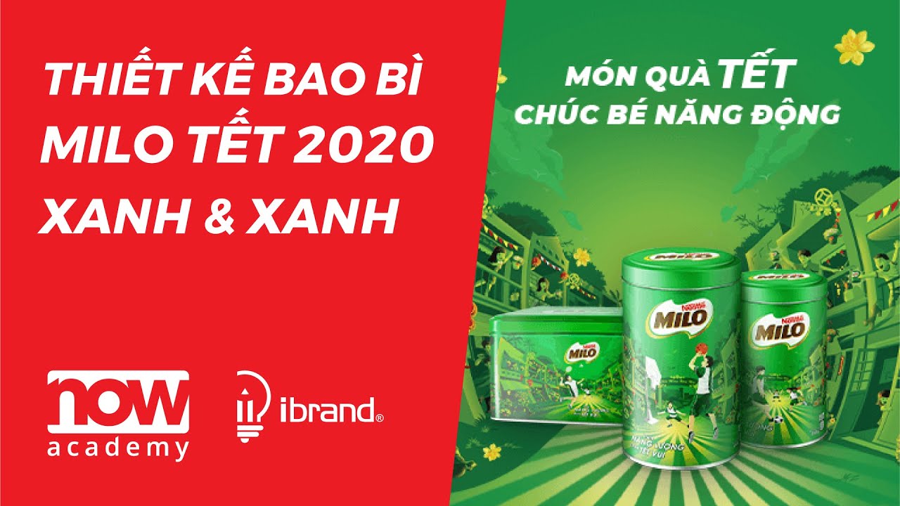 Thiết kế bao bì Milo Tết 2020 Nguyên rừng xanh - Milo Packaging Design ...