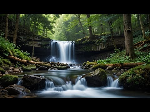 Gentle River & Waterfall Sounds – White Noise for Deep Relaxation ...