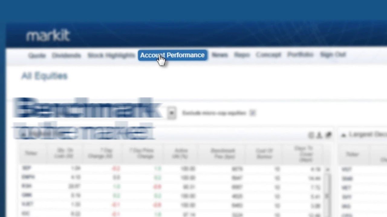 Markit launches new securities finance platform - YouTube