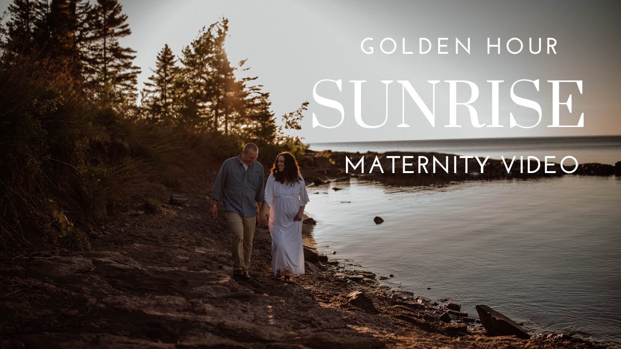 Beautiful Sunrise Maternity Video | Maternity Photoshoot | Maternity ...
