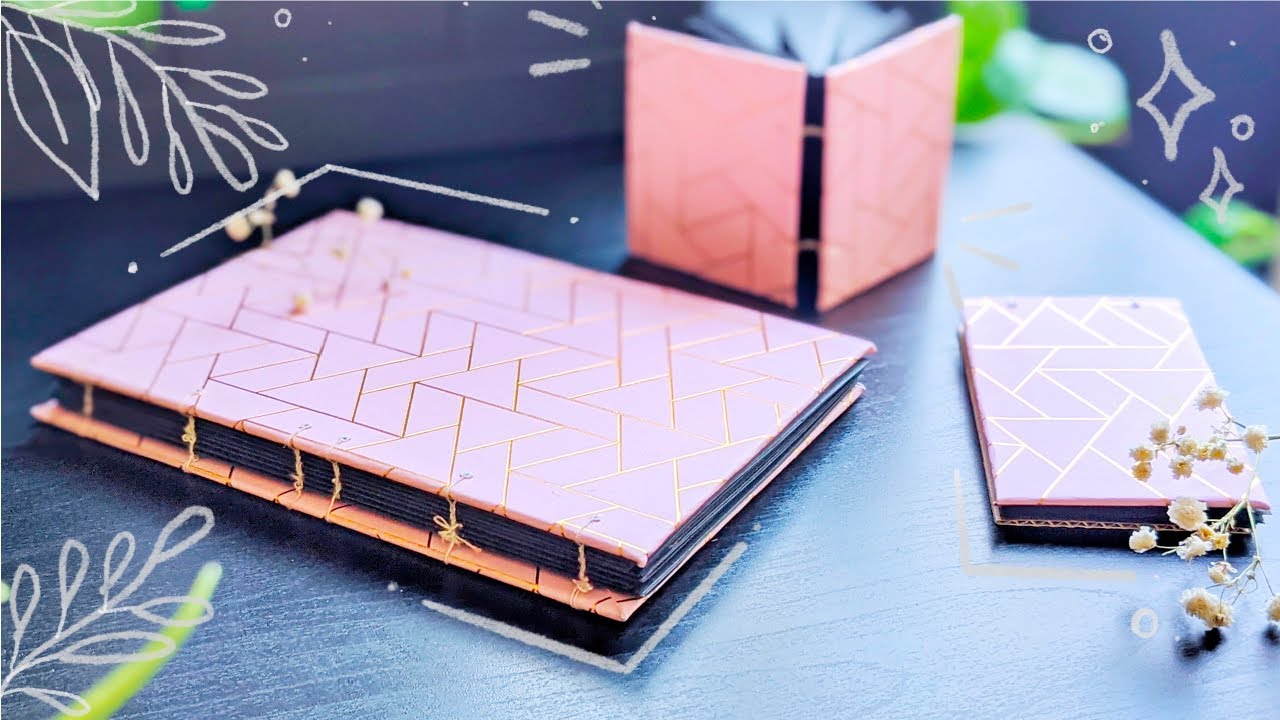 Hand Stitched Books and Notepad | Book Binding | Coptic Stitch Book ...