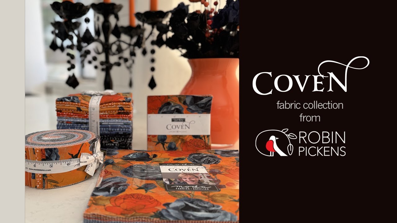 Coven fabric collection and new quilts- preview from Robin Pickens ...