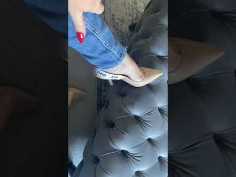 New Nude Dior Slingbacks