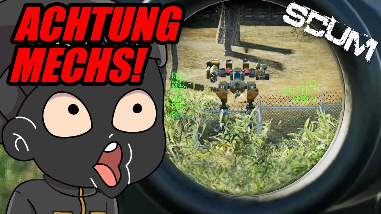 SCUM - ACHTUNG DIE MECHS GREIFEN AN! [2K/Gameplay Deutsch/German] - YouTube