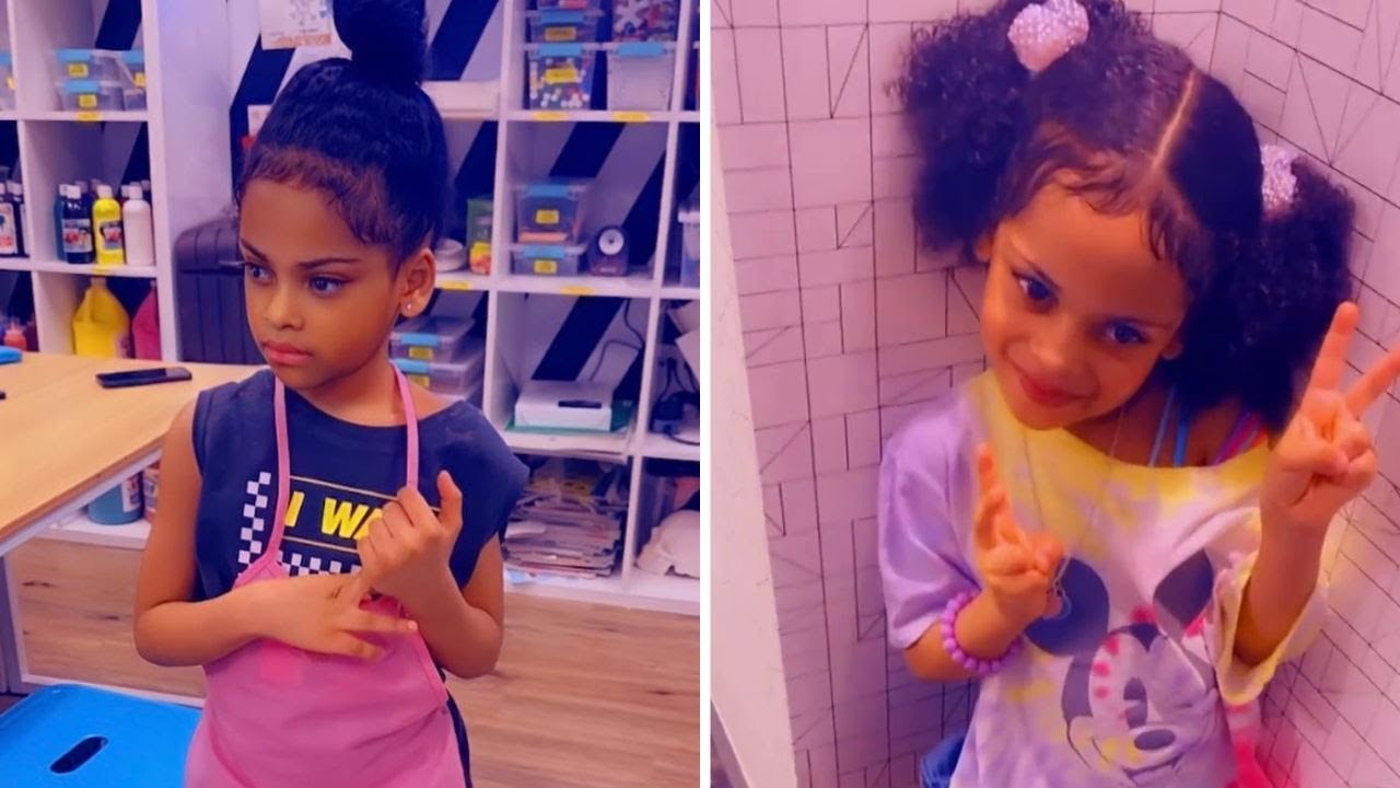 Cute Alert! Foxy Brown Daughter C’yani Rare Photo Unveiled! - YouTube