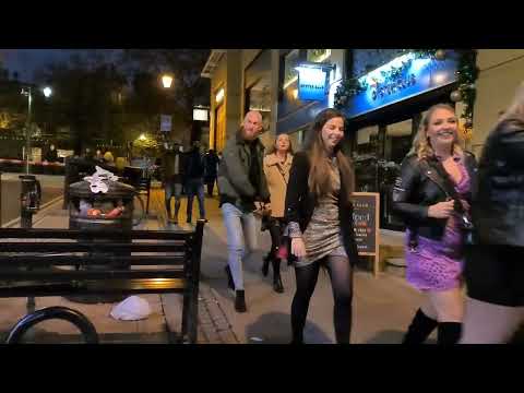 Real Street Babes Wearing Shiny Leather Pants, Leather Skirts, Leather Jackets 02/03/2024
