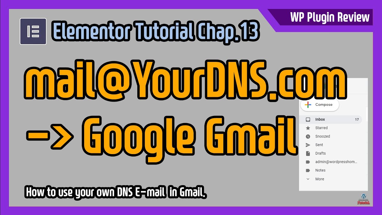 How to link your own domain(DNS) email to Google Gmail. - YouTube
