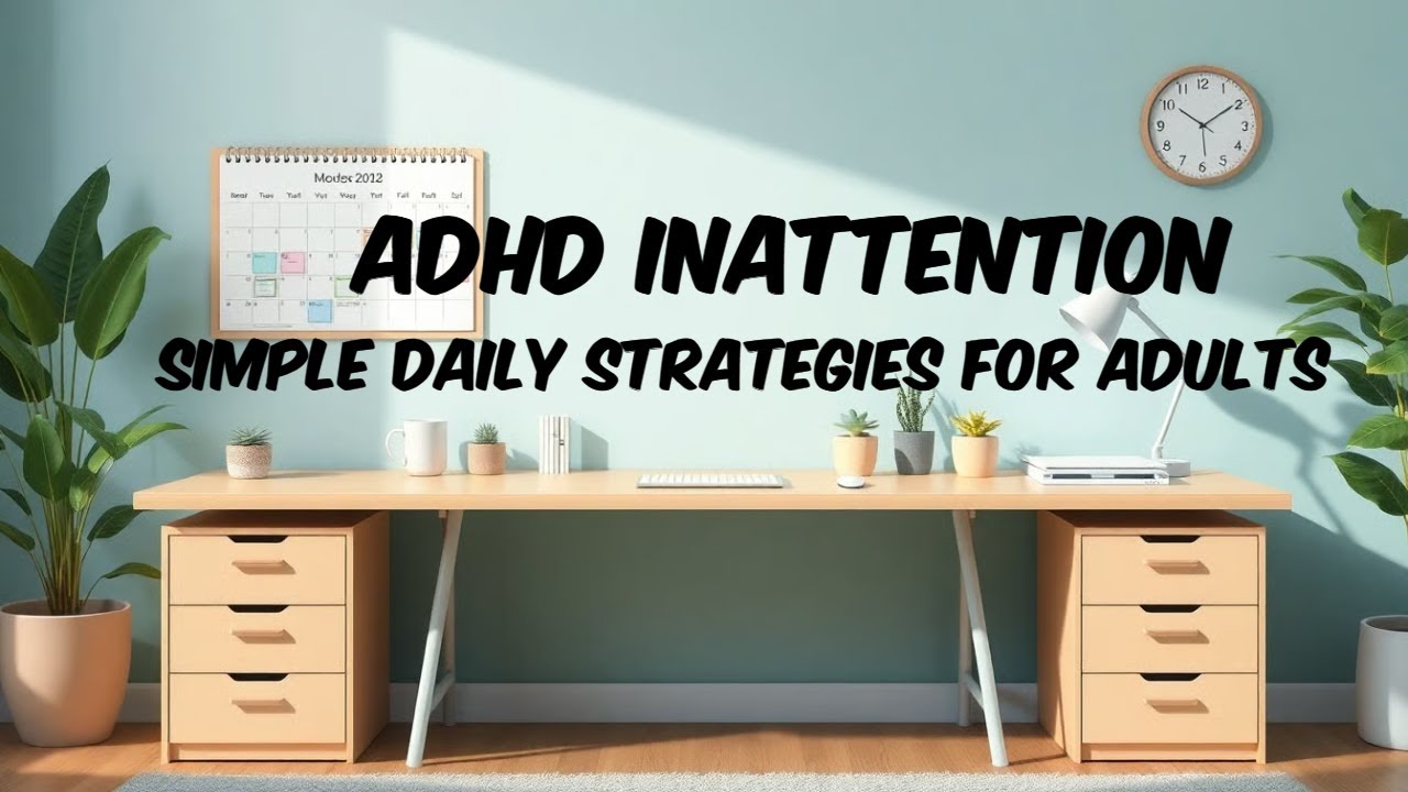 ADHD and Inattention: Simple Daily Strategies for Adults - YouTube