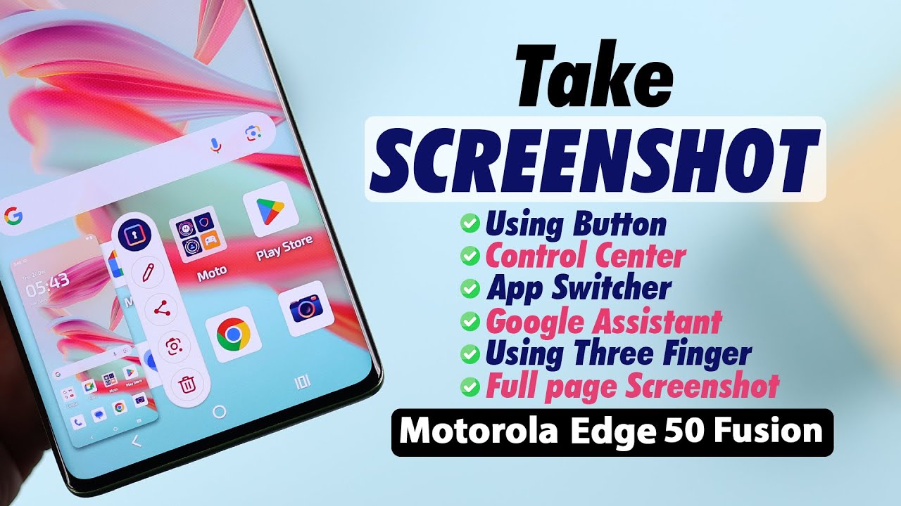 How to Take Screenshot on Motorola Phone! [6 Ways] - YouTube