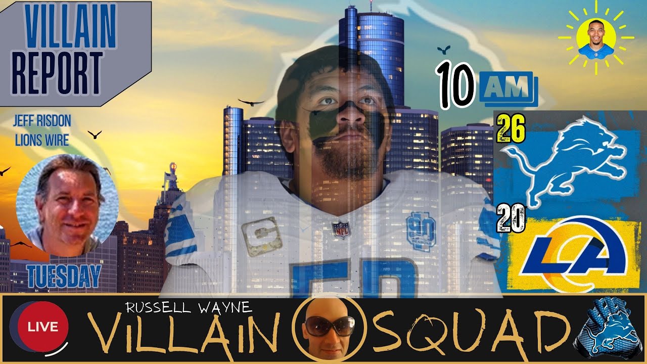 Jeff Risdon from Lionswire on Villain Report September 9th - YouTube