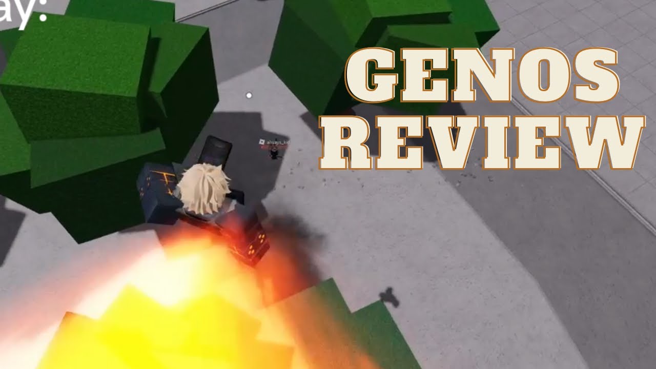 [Roblox Strongest battlegrounds] Reviewing genos (menacing cyborg ...
