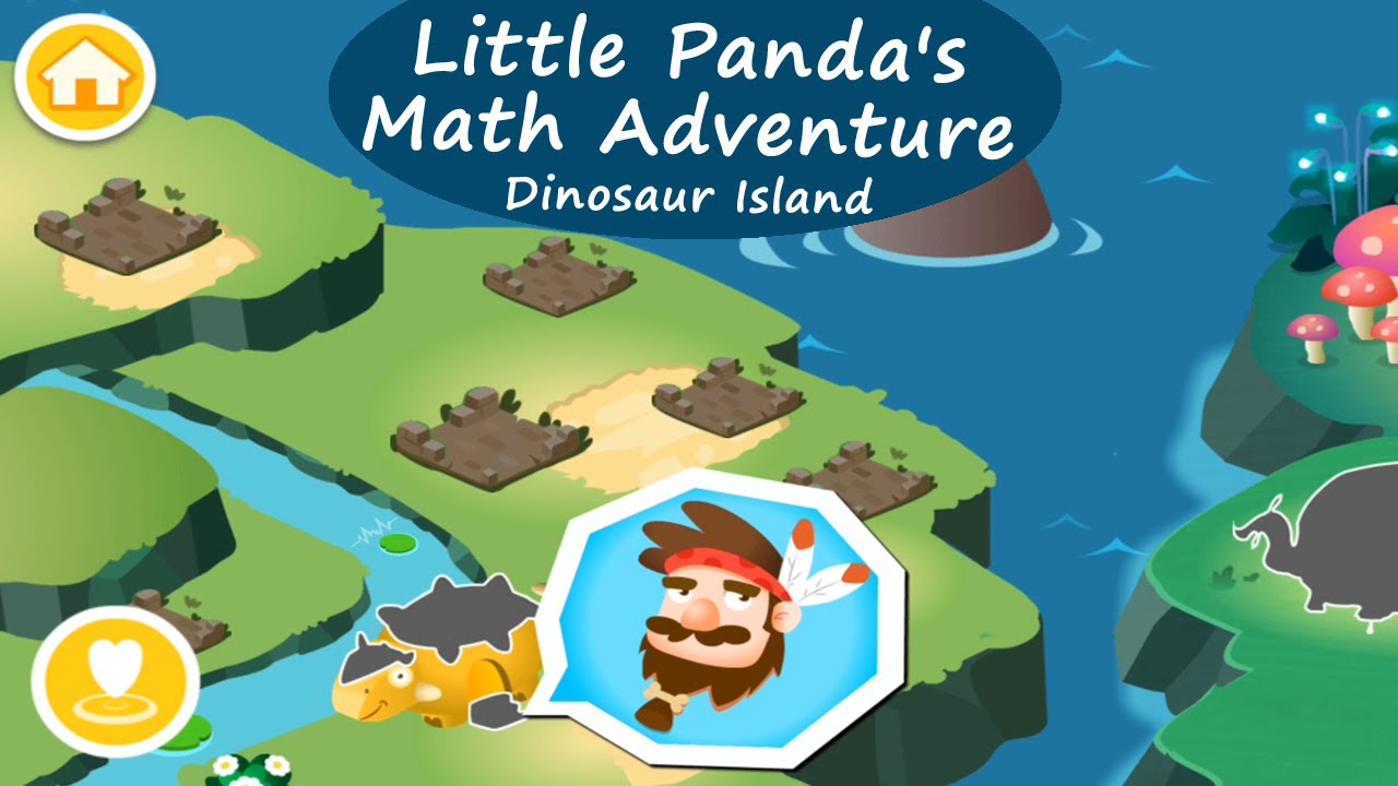 Little Panda's Math Adventure - Dinosaur Island - Spot the difference ...