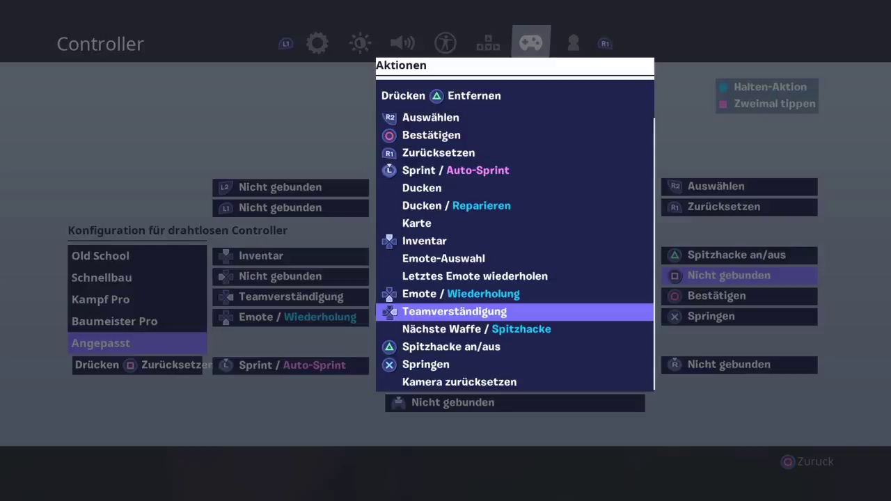 Fortnite ps4 new Keybinds! - YouTube