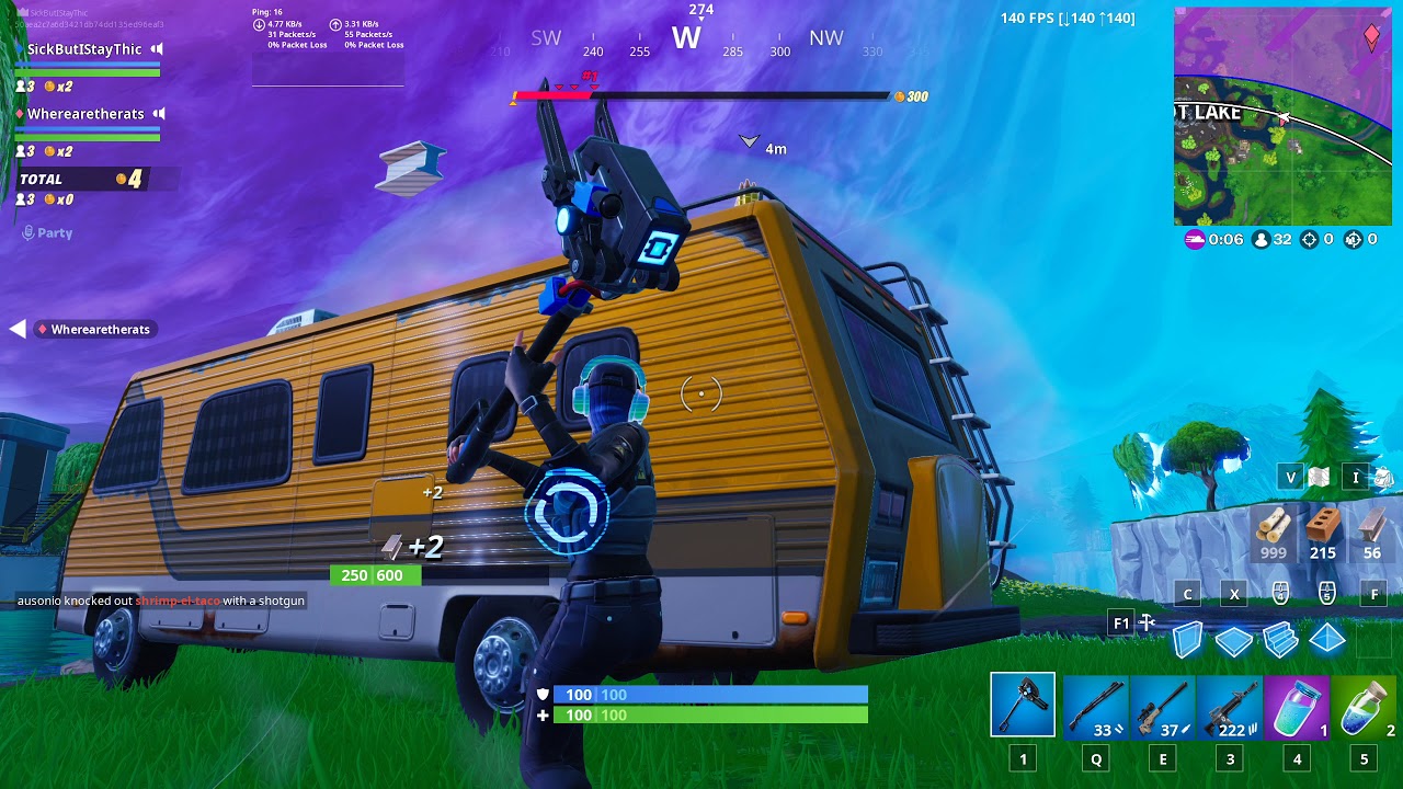 Fortnite Celebration Pack gameplay | Radiant Blue Wrap Gameplay |1440p ...