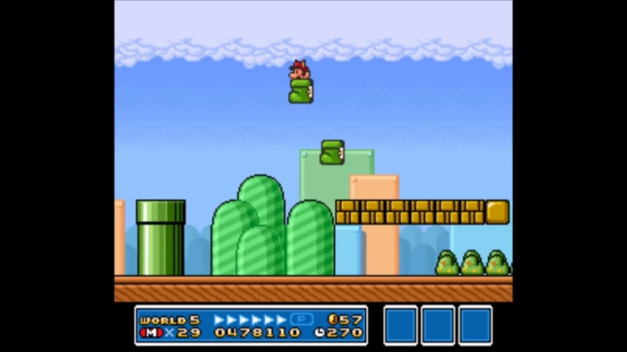 Super Mario 3 Longplay - SNES - Part 5/8: Skyland - YouTube