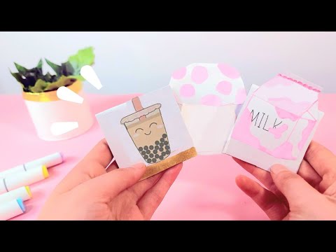How to make cute mini note books - Diy Crafts - DIY TIME - YouTube