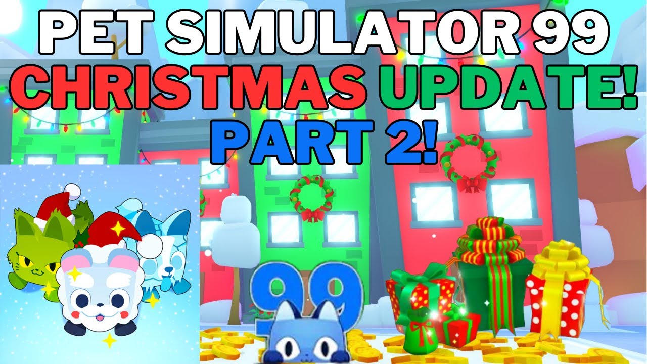 🔴LIVE: Pet Simulator 99! Christmas Update Part 2 GRINDING!😊 - YouTube