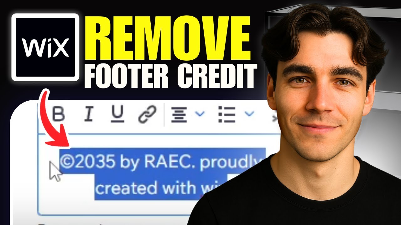 How To Remove "Proudly Created With Wix" From A Wix Website (Tutorial ...
