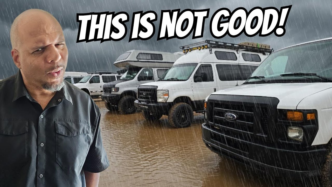 This Is Not Good! Lifted Van Meet Is Off To A Bad Start! - YouTube