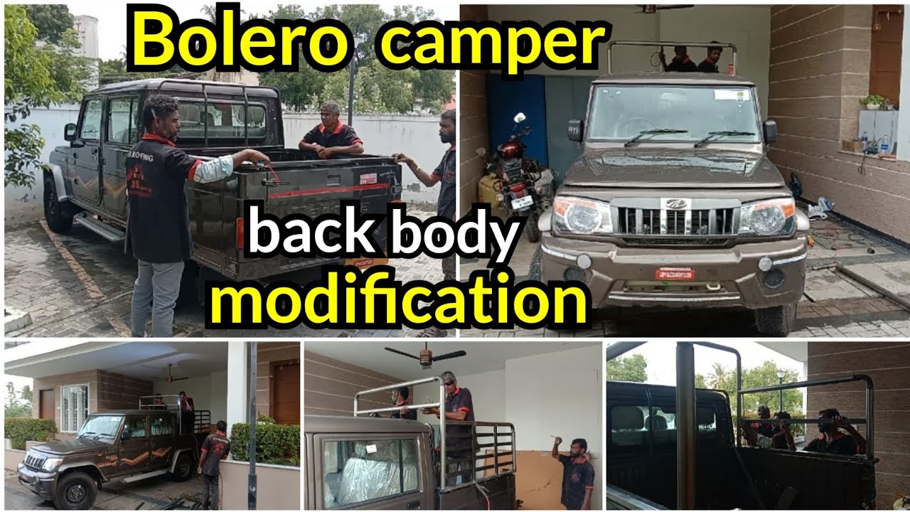 Bolero camper back body modification | fabrication specialist ...