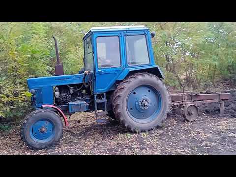 Осеняя пахота на МТЗ 80. плуг ПЛН-3-35.  16:10:2021