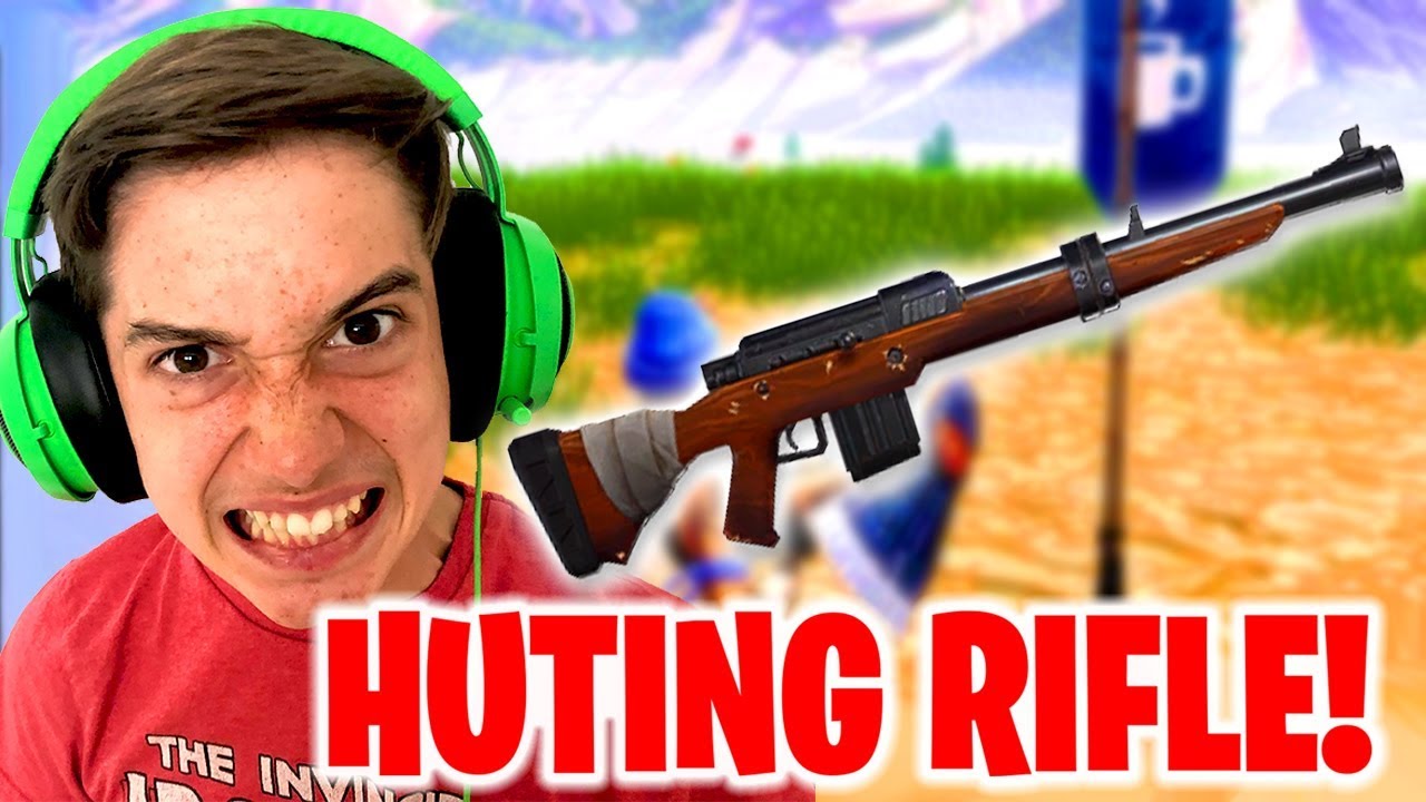 Insane Hunting Rifle! - Fortnite Battle Royale! - YouTube