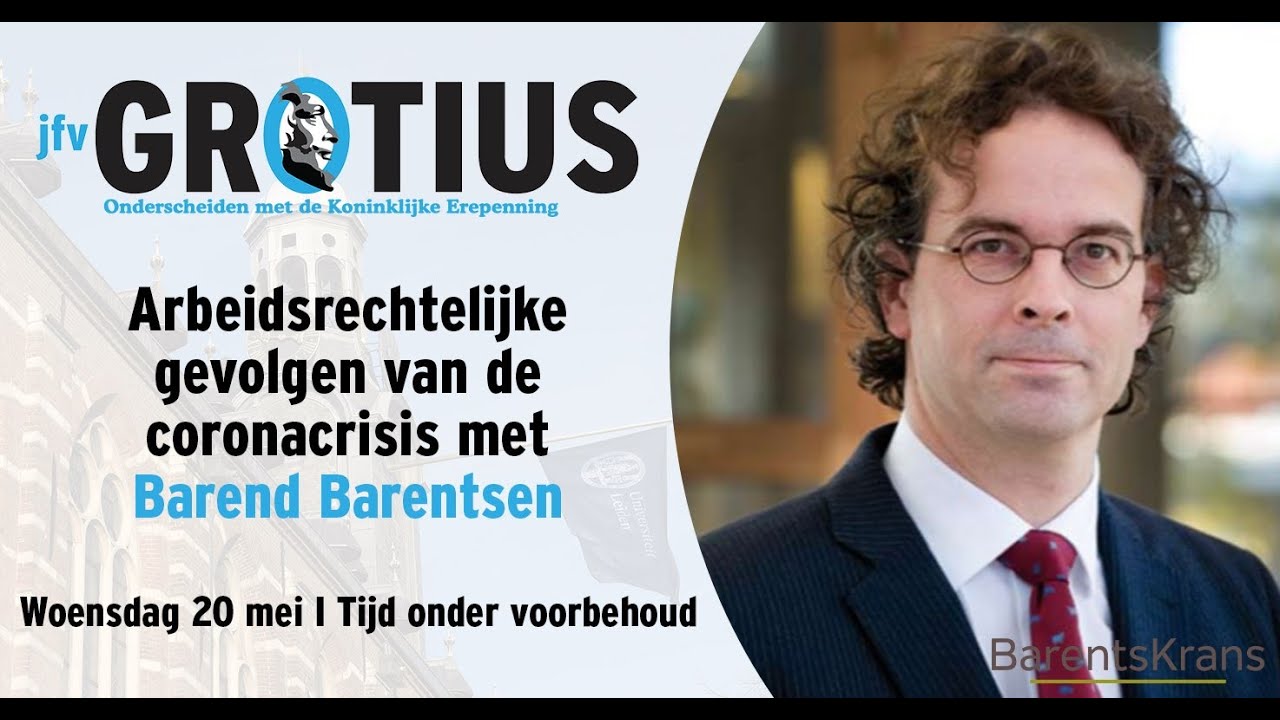 Corona en het arbeidsrecht - met Barend Barentsen - YouTube
