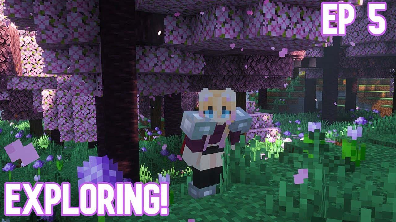 Exploring New Pink and Purple Forest! - Minecraft 1.21 Lets Play Ep 5 ...