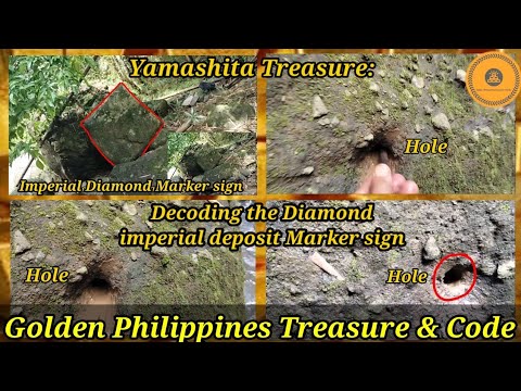 Yamashita Treasure: Decoding the Diamond imperial deposit Marker sign ...