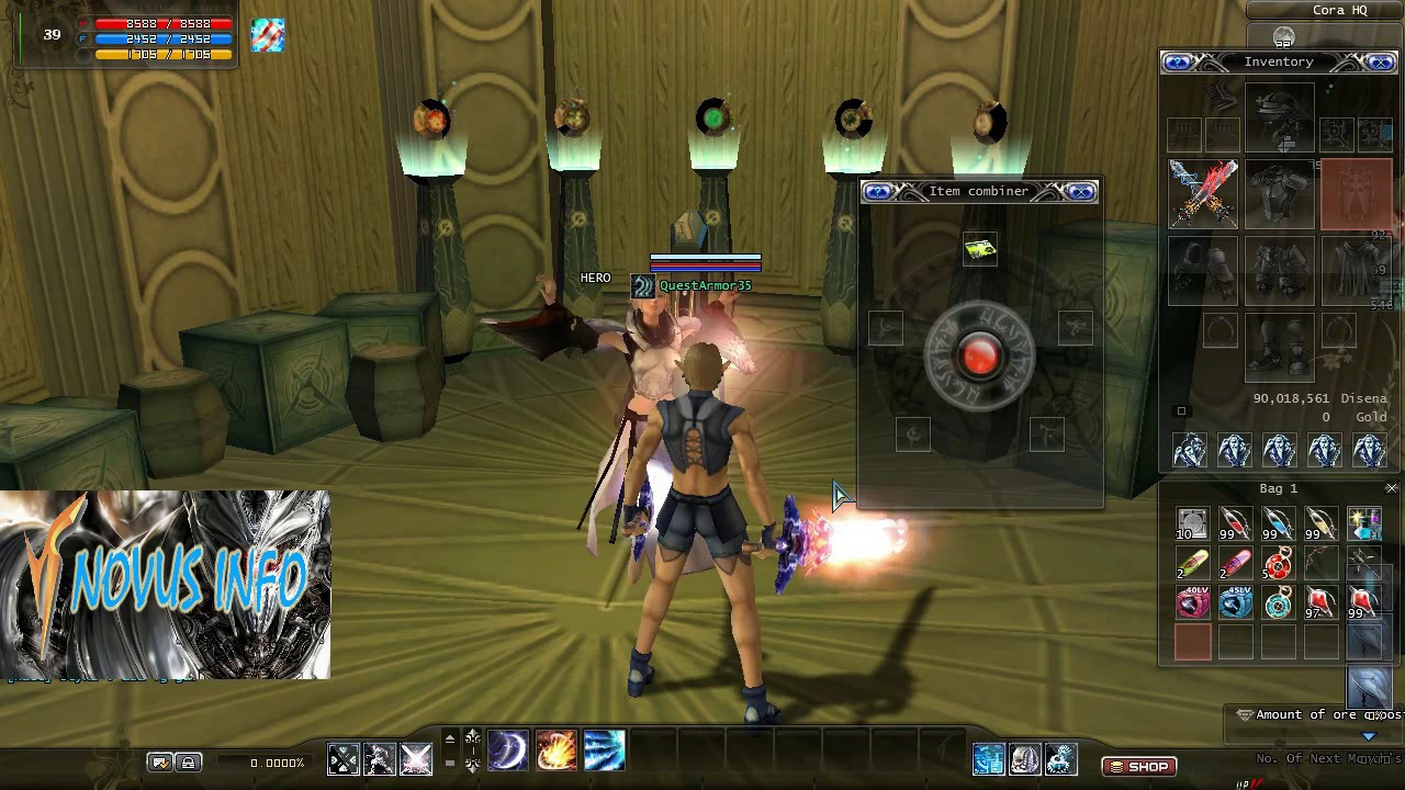 [RF ONLINE] QUEST ARMOR lvl 35 CORA - YouTube