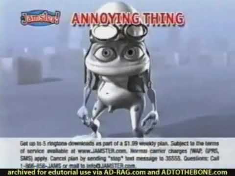 Crazy Frog - The Anoying Thing(Advert) - YouTube